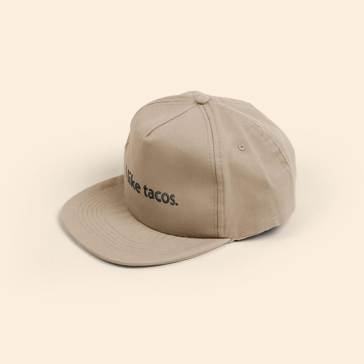 FIVE-PANEL HAT - FLAT BRIM - STRUCTURED - COTTON TWILL