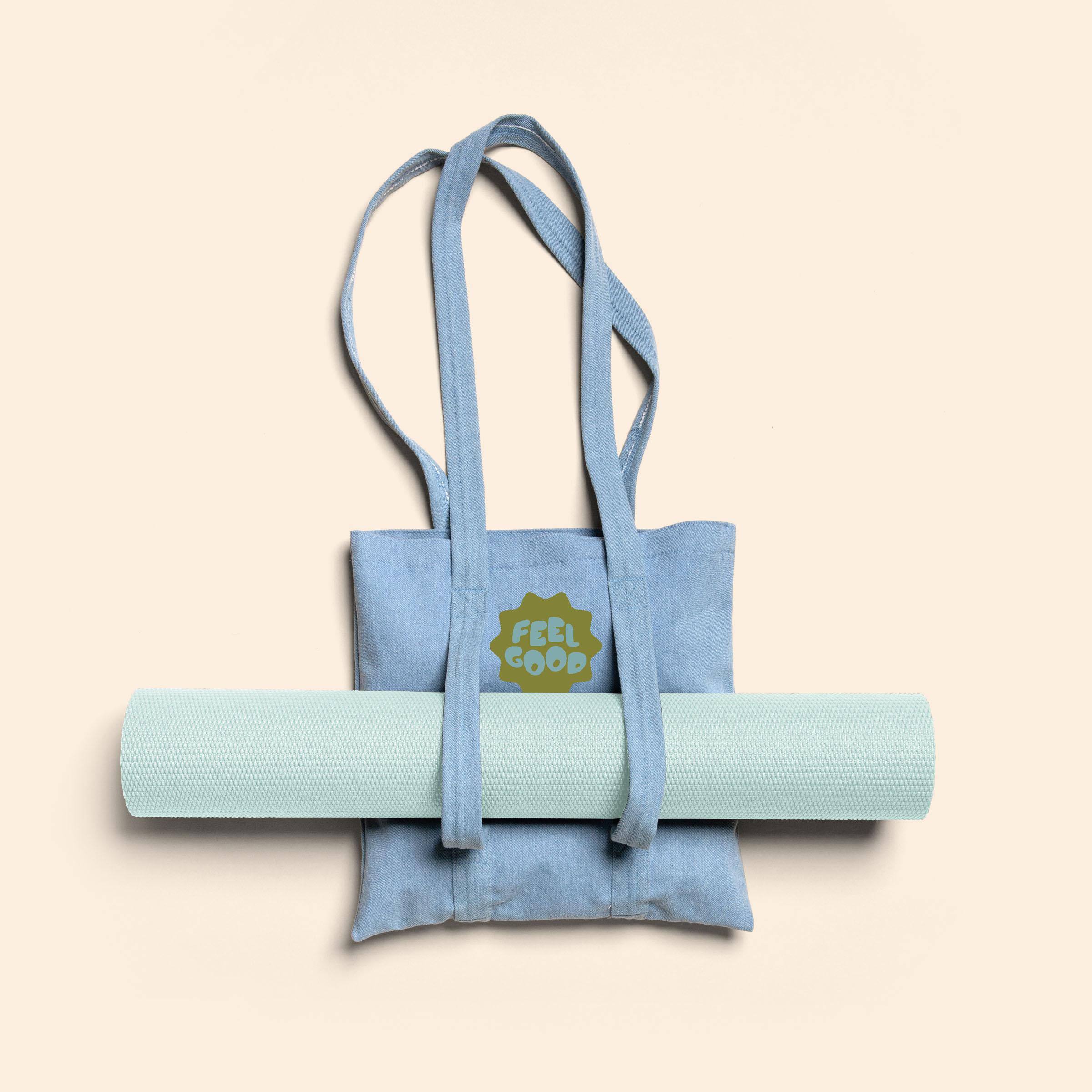 MAIN SQUEEZE YOGA TOTE - DENIM