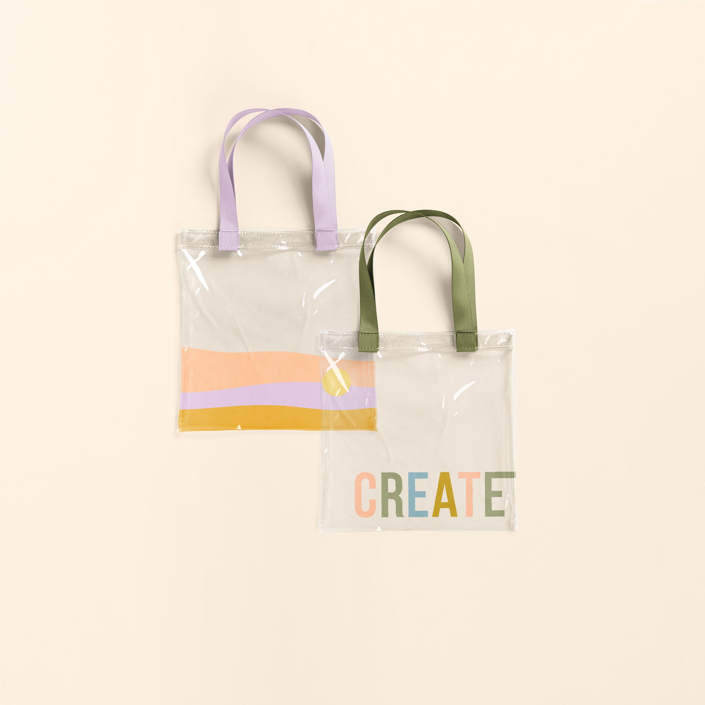 TEENY TINY TOTE - CLEAR VINYL