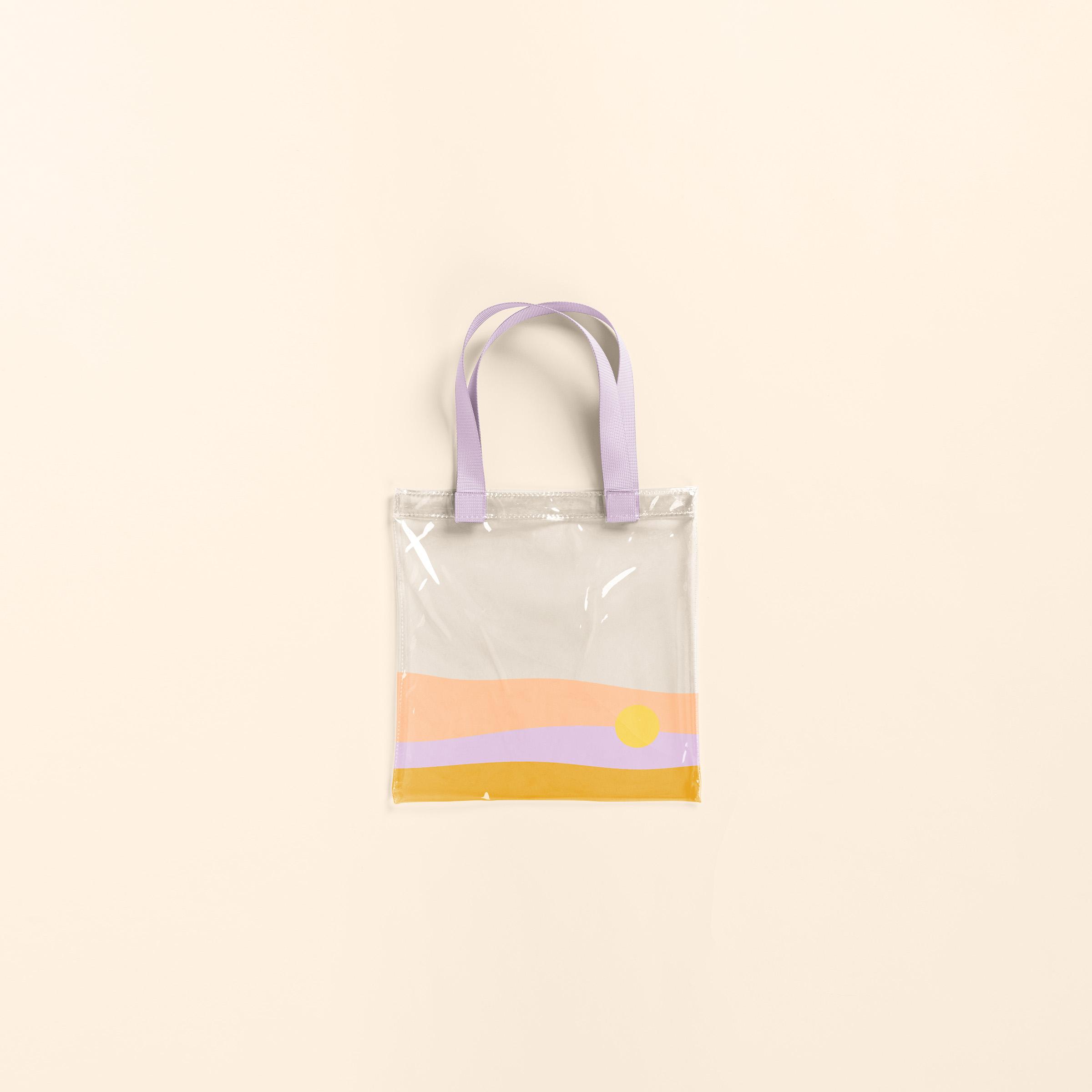 TEENY TINY TOTE - CLEAR VINYL