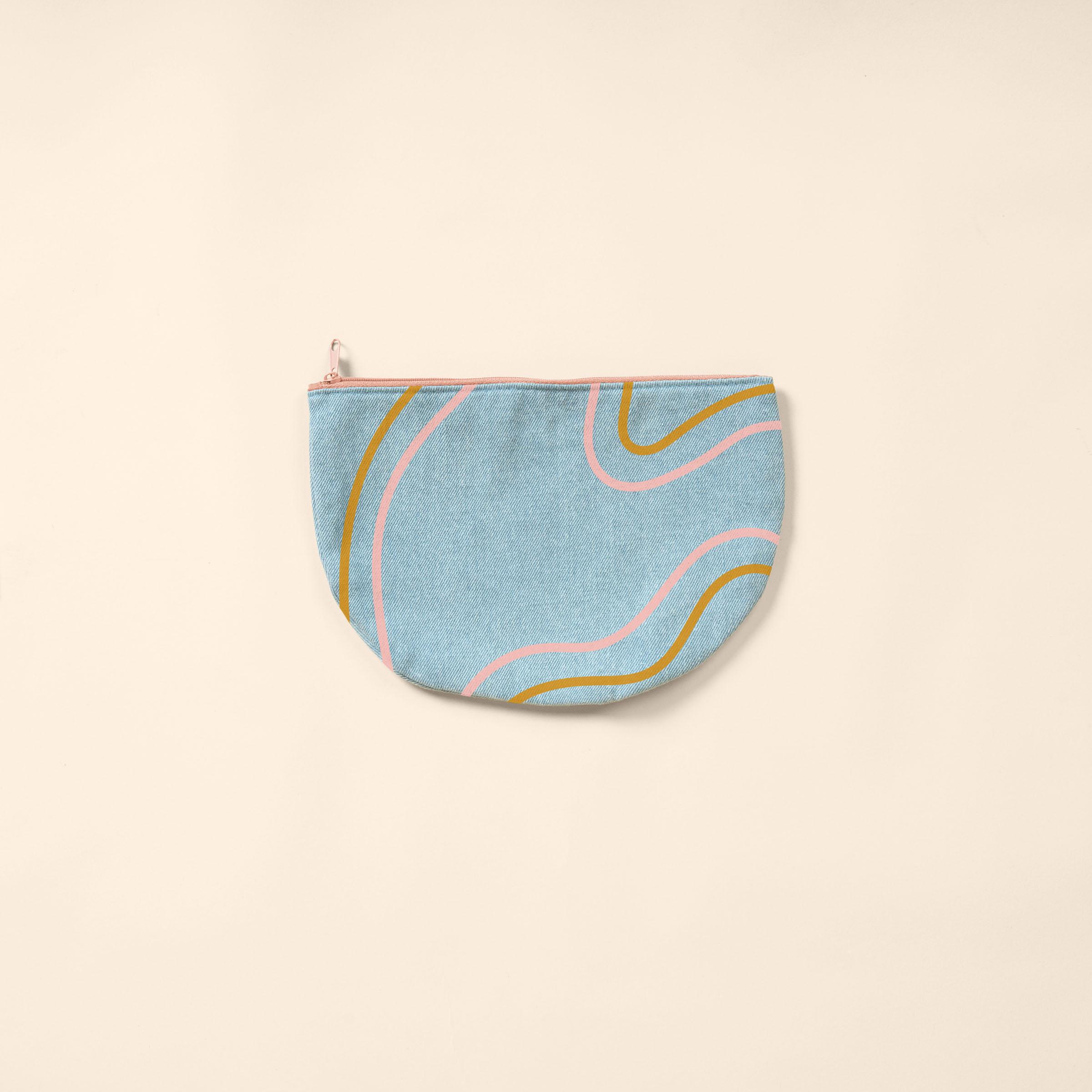 SLICE POUCH - DENIM