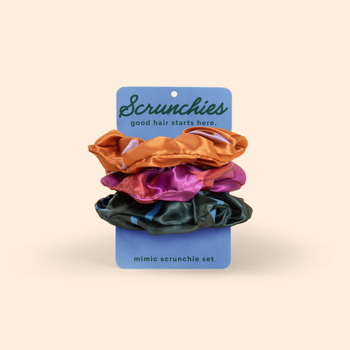 The Softie Scrunchie 3-Pack - Mimic Silk-Like Poly