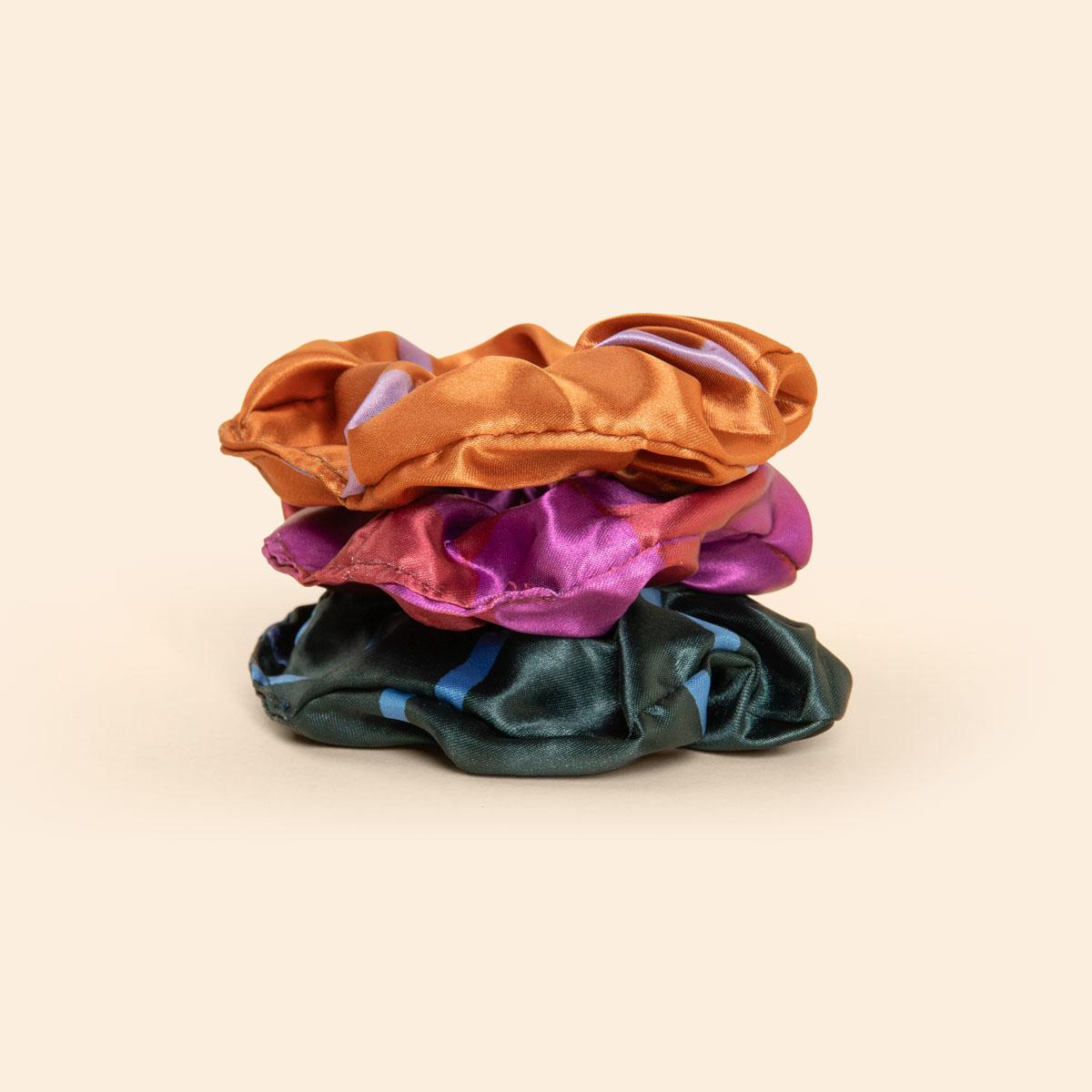 The Softie Scrunchie 3-Pack - Mimic Silk-Like Poly