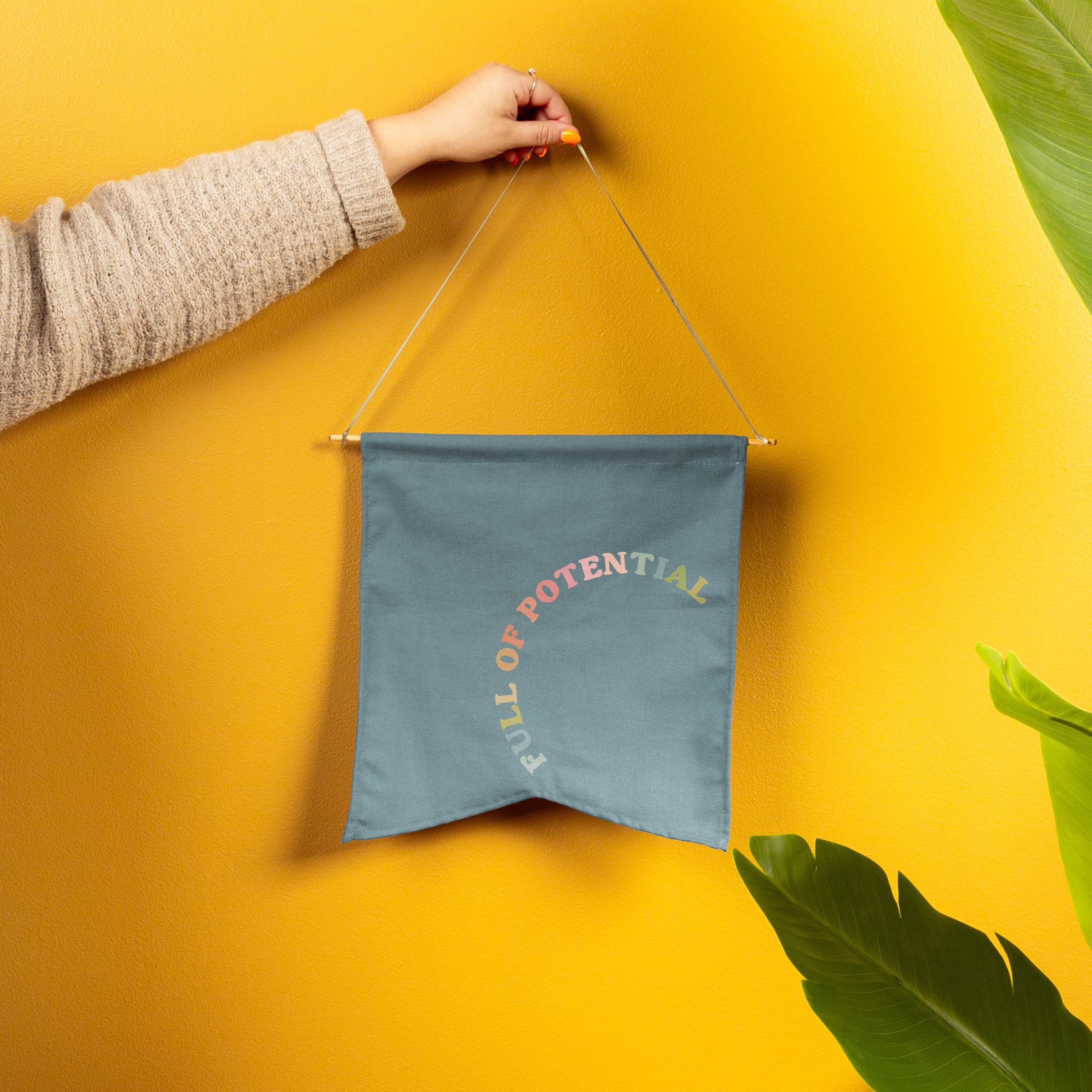 WALLFLOWER LARGE - 4CP PIGMENT DYED CANVAS