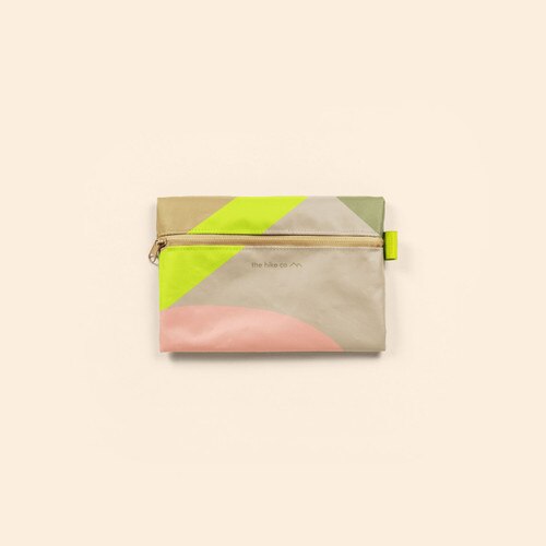 TARPAULIN ZIP FRONT POUCH - 4CP - MEDIUM - SAMPLE